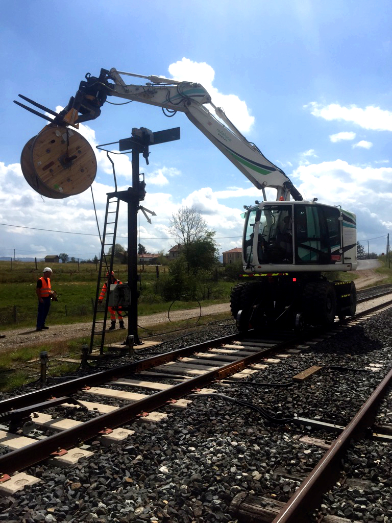 Cable unwinding | Railshine Rental
